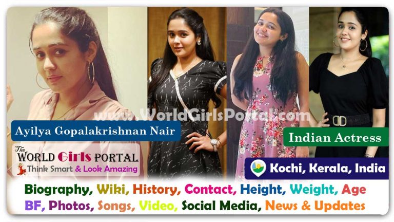 Ayilya Gopalakrishnan (Ananya) Bio, Wiki, Birth, Love, Height & More ...